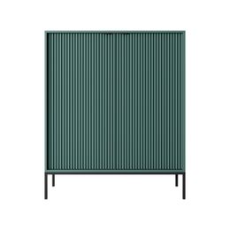 HIGHBOARD STELLARE 104/125/39 cm mit 2 T&uuml;ren Hellgr&uuml;n