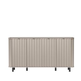 KOMMODE MODERNO 176,5/91/40,5cm mit Schubladen 4 T&uuml;ren Beige