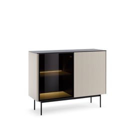 SIDEBOARD VELLUTO 107x39x84 cm mit 2 T&uuml;ren Kaschmir