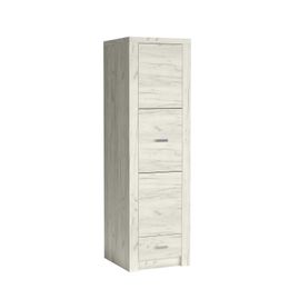 DREHT&Uuml;RENSCHRANK ZERI 56/192/58 cm 1-t&uuml;rig Eiche Bianco