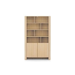B&Uuml;CHERREGAL AVORIO 103x39x160 cm, Regal Eichefarben