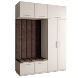 GARDEROBENSCHRANK REMA 180/240/60 cm Modern Garderobe-Set Kaschmir