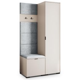 GARDEROBENSCHRANK LORI 95/181/51 cm Modern Kaschmir