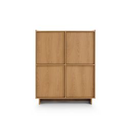 KOMMODE ZENITH 98/124/39cm mit Schubladen 4 T&uuml;ren Braun