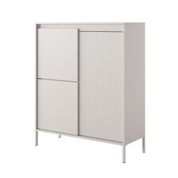 HIGHBOARD SENSATO 104/123/40 cm mit 3 T&uuml;ren Beige