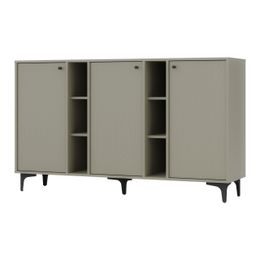 SIDEBOARD TORINO 158/94/41 cm mit 3 T&uuml;ren Hellgr&uuml;n