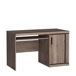 SCHREIBTISCH MALAGA 126x61x77 cm B&uuml;rotisch Computertisch, Braun