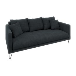 3-SITZER-SOFA Harmony Graphit Chenille