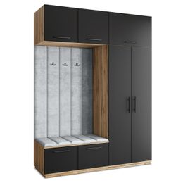 GARDEROBENSCHRANK REMA 180/240/60 cm Modern Eiche Wotan