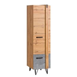 DREHT&Uuml;RENSCHRANK BRANDO 45,1/187,1/55,3cm 2-t&uuml;rig Eiche Wotan