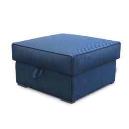 POUF FERA Blau 65x65 cm