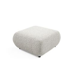 POLSTERHOCKER DELTA Modern Sitzhocker, Fu&szlig;hocker Grau