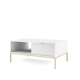 COUCHTISCH STELLARE 104/46/68 cm Wei&szlig;
