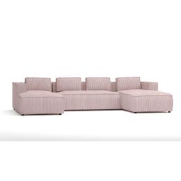 WOHNLANDSCHAFT Nova Puderrosa Cord