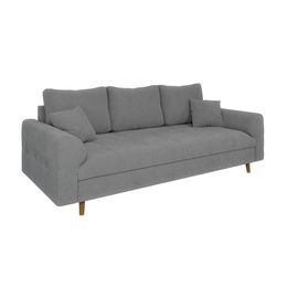 3-SITZER-SOFA Henrik Grau Boucle