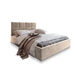 POLSTERBETT LIMENA 140x200 cm mit Bettk&auml;sten - Beige