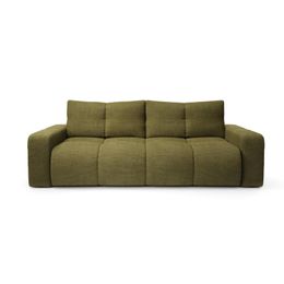 BETTSOFA DUCA Gr&uuml;n Jersey- Stoff mit Schlaffunktion