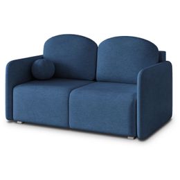 BETTSOFA SUVI II NV Blau Geflochtener Stoff mit Schlaffunktion