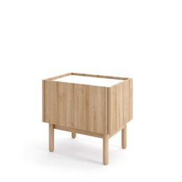 NACHTTISCH BOLOGNA 50/48/37 cm Eichefarben
