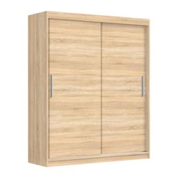 SCHWEBET&Uuml;RENSCHRANK VIVA 200/215,5/59cm 2-t&uuml;rig Sonoma Eiche