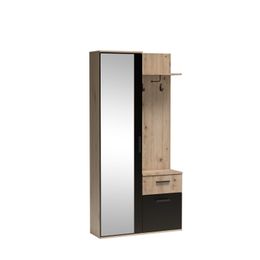 GARDEROBENSCHRANK RAMO 97/195/30 Modern Garderobenschrank Eiche Artisan