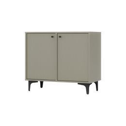 KOMMODE TORINO 84/72/41 cm mit 2 T&uuml;ren Hellgr&uuml;n