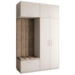 GARDEROBENSCHRANK REMA 150/240/60 cm Modern Garderobe-Set Kaschmir