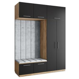 GARDEROBENSCHRANK REMA 180/240/60 cm Modern Eiche Wotan