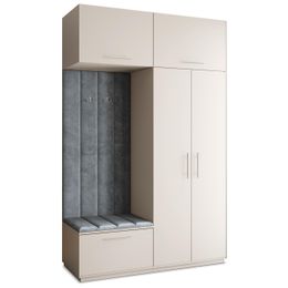 GARDEROBENSCHRANK REMA 150/240/60 cm Modern Garderobe-Set Kaschmir