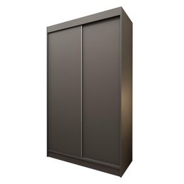 SCHWEBET&Uuml;RENSCHRANK SOFIA 120/216/61 cm 2-t&uuml;rig Grau