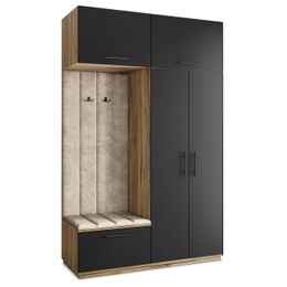 GARDEROBENSCHRANK REMA 150/240/60 cm Modern Eiche Wotan