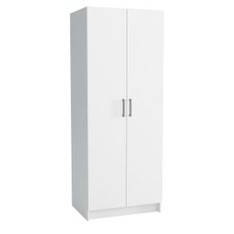 DREHT&Uuml;RENSCHRANK ZEFIRO 75/192,5/54 cm 2-t&uuml;rig Wei&szlig;