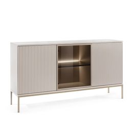 SIDEBOARD SENTIERO 154/83/39 cm mit LED 3 T&uuml;ren Kaschmir