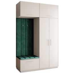 GARDEROBENSCHRANK REMA 150/240/60 cm Modern Garderobe-Set Kaschmir