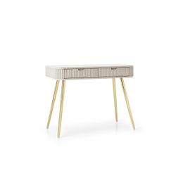 KONSOLENTISCH ZENZERO 103/80/49 cm mit Schubladen, Kaschmir