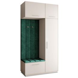 GARDEROBENSCHRANK REMA 120/240/60 cm Modern Garderobe-Set Kaschmir