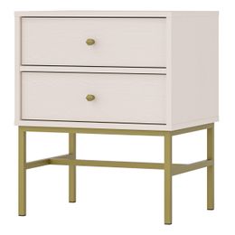 NACHTTISCH TORINO 51,8/62,5/40,8 cm Beige