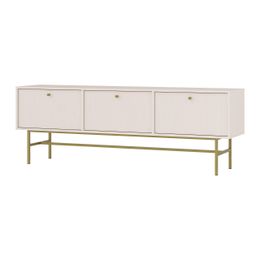 LOWBOARD TORINO 180x40,8x62,5 cm mit 3 T&uuml;ren Beige