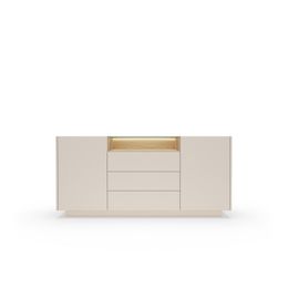 KOMMODE PORTA 176,4/83/39,5cm mit 3 Schubladen 2 T&uuml;ren Beige