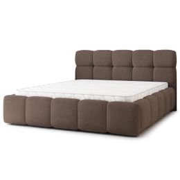 POLSTERBETT FARU SR 140x200 cm mit Bettk&auml;sten - Braun