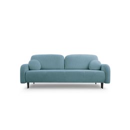 BETTSOFA VIVO Gr&uuml;n Geflochtener Stoff mit Schlaffunktion