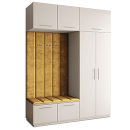GARDEROBENSCHRANK REMA 180/240/60 cm Modern Garderobe-Set Kaschmir