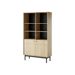 B&Uuml;CHERREGAL GIAPPONESE 104x39x185 cm, Regal Eichefarben