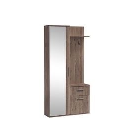 GARDEROBENSCHRANK RAMO 97/195/30 Modern Garderobenschrank Braun