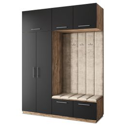 GARDEROBENSCHRANK REMA 180/240/60 cm Modern Eichefarben