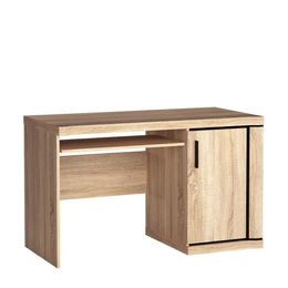 SCHREIBTISCH MALAGA 126x61x77 cm B&uuml;rotisch Computertisch, Sonoma Eiche