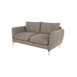 2-SITZER-SOFA Elou Dunkelbeige Microfaser