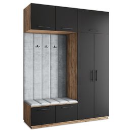 GARDEROBENSCHRANK REMA 180/240/60 cm Modern Eichefarben