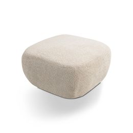 POLSTERHOCKER AMICO Modern Sitzhocker, Fu&szlig;hocker Beige