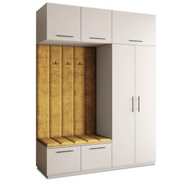 GARDEROBENSCHRANK REMA 180/240/60 cm Modern Garderobe-Set Kaschmir
